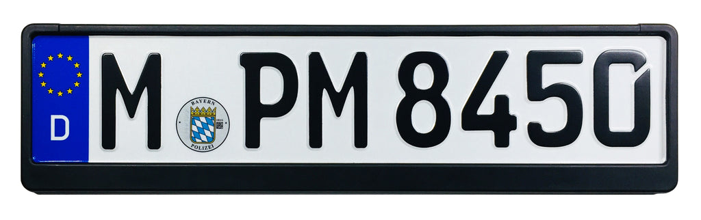 German Police License Plate – ZPlates.com