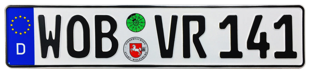 Wolfsburg German License Plate – ZPlates.com