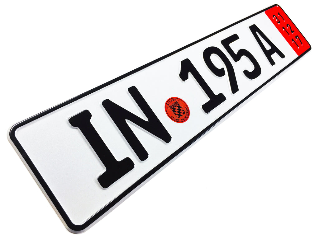 Ingolstadt Export German License Plate for Audi – ZPlates.com
