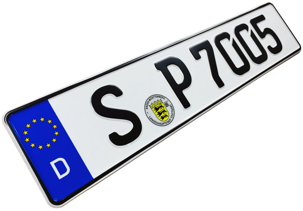 Porsche Stuttgart German License Plate – ZPlates.com