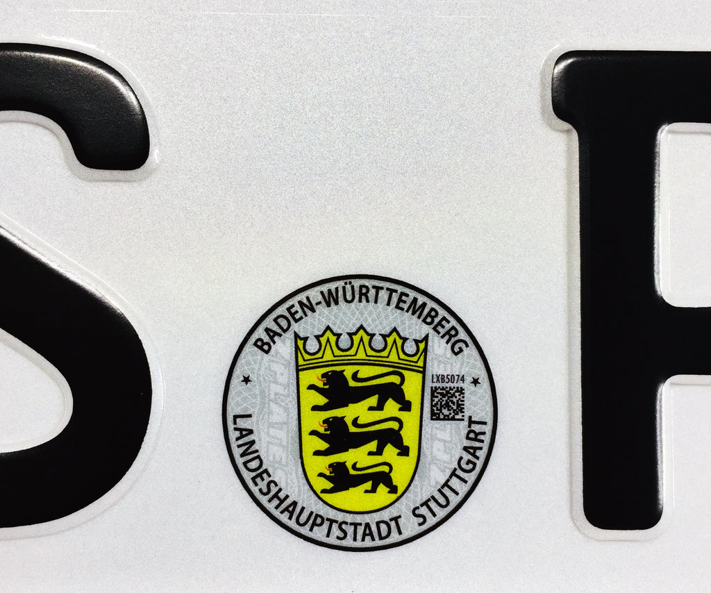 Porsche 911 Front German License Plate – ZPlates.com