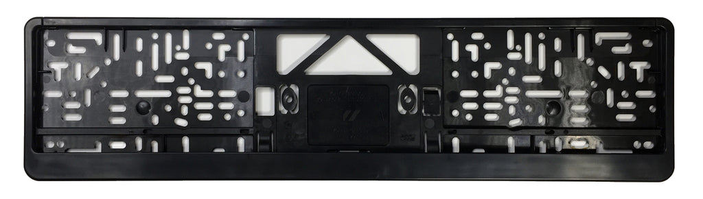 Standard German / European License Plate Frame - Black – ZPlates.com